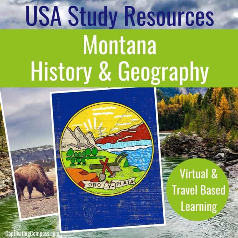 Montana State Study Pack | Virtual Learning | Captivating Compass