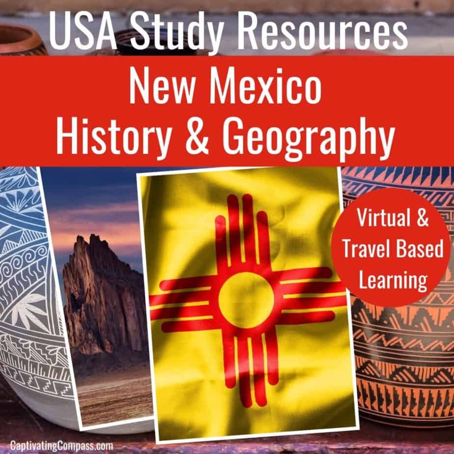 New Mexico State Unit Study Pack | Virtual Learning | Captivating Compass