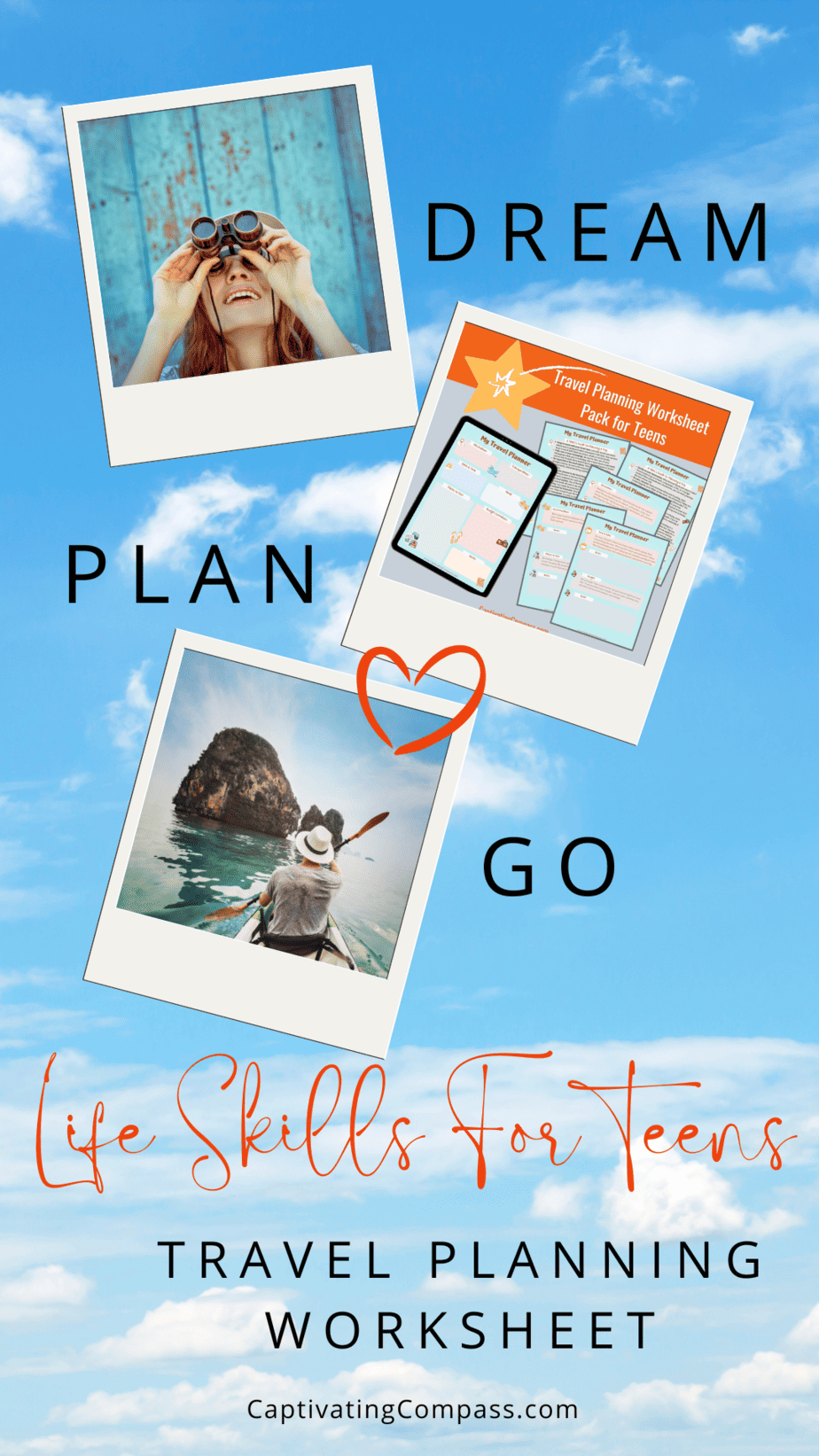 Trip Planning Worksheet: Life Skills Guide For Teens